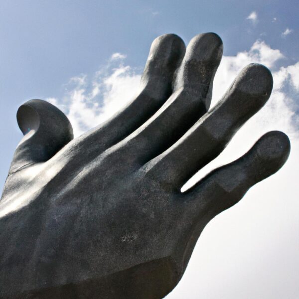 Big Hand Sculpture" - A Symbolic and Majestic Art Form - TooLacks