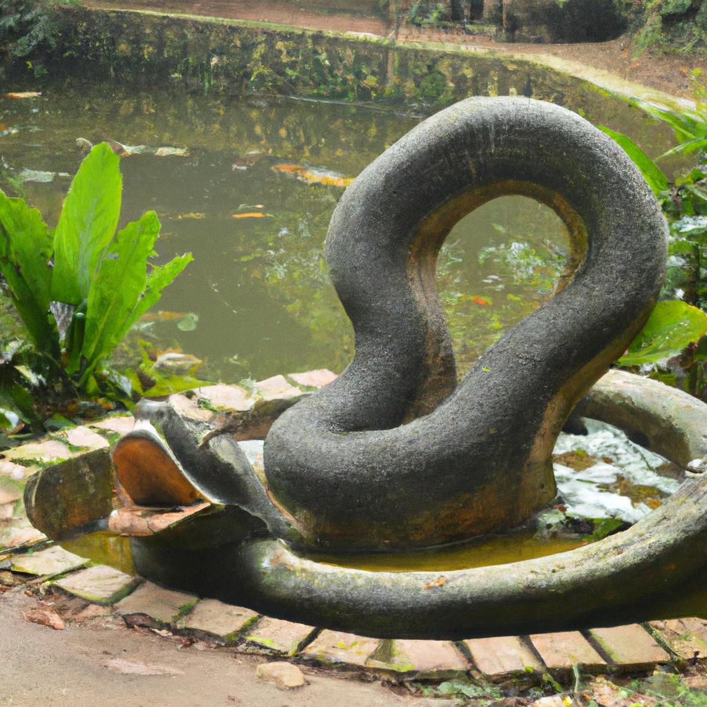 Giant Snake Sculpture: A Symbol of Power and Mystery - TooLacks